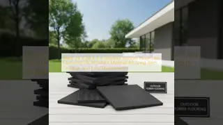 Durable Outdoor Rubber Flooring Tiles