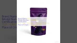Custom Matte Baby Food Bags Child Resistant