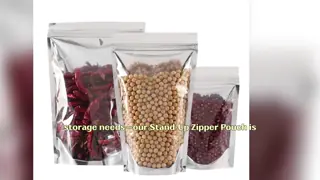 Zipper Pouch Food Storage Freshness Guaranteed