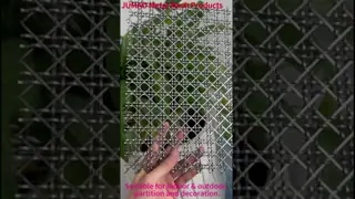 Decorative Wire Metal Mesh Architectural Mesh Indoor Outdoor Privacy Screen