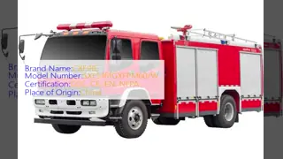 Isuzu 6000L Fire Truck Rescue Power