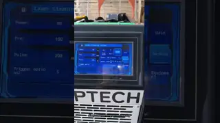 JPTECH Laser Cleaner Control Interface
