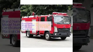 4000L Fire Truck 4x2 Fast Response Firefighting Vehicle