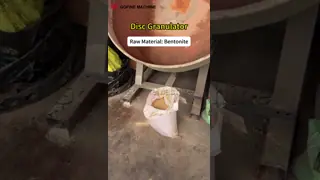 cat litter making machine with disc granulator