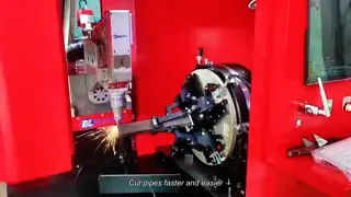 Laser Pipe Cutter Saves Labor