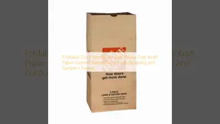 Eco Garden Bags Heavy Duty Kraft Paper Cleanup