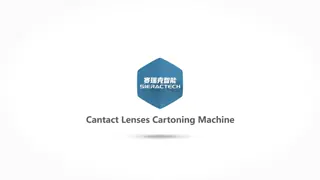 Automatic Packaging Line for Contact Lenses