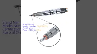Doosan DL06KB Fuel Injector 0445120295 Excavator