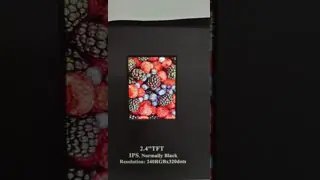 2.4-inch TFT LCD display with IPS normally black panel
