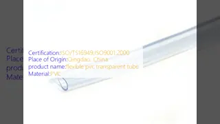 Custom PVC Tubing Corrosion Resistant Flexible