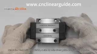 TranzBrillix RGW25CA Roller Linear Guide Block | Size 25 Flange Block