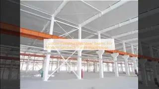 Custom Steel Beams for Sandwich Panel Warehouses