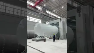 Industrial Spray Booth for Large LPG Tanks