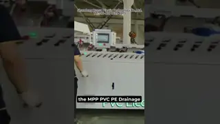 PVC Double Wall Pipe Extrusion Line High Output
