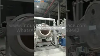 Hydraulic Tilting Gas Aluminum Melting Furnace | Efficient Aluminum Ingot Casting for Metal Foundrie