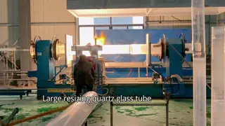 High Purity Clear Fused Silica Quartz Glass Tube for Industrial Heating