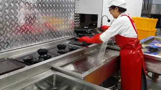 Chain Conveyor Belt Tableware Recycling Tableware Washing Commercial Dishwasher
