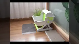 Factory Direct Sales of Semi-Automatic Self-Cleaning Cat Litter Box, Large Cat Toilet, Semi-Enclosed