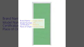 WPC Hollow Door Moisture Proof Termite Proof Durable