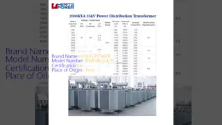 125kVA 20kV Transformer: Power Your Construction Site