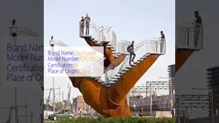 Luxury Outdoor Sculpture Custom Stainless Steel Art
