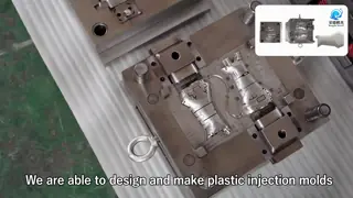These abs parts are injection molding housings for beauty devices, including left and right split sh
