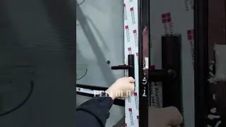 100 series swing doors equipped with mosquito screen doors
