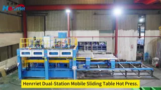 Henrriet Dual-Station Mobile Sliding Table Hot Press.