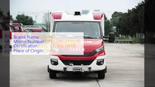 000L Fire Truck Rescue Tools Powerful Water Tank
