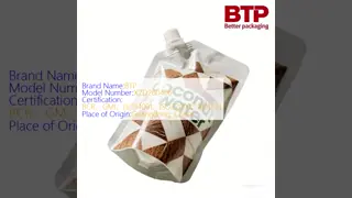 Custom Spout Pouches For Juice & Water