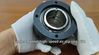 Single-channel high-speed air slip ring