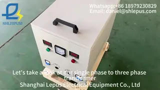 220V To 380V Single Phase To Three Phase Voltage Transformer