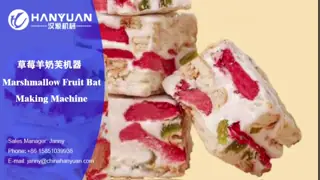 Marshmallow Nougat Snowflake Crisps Cutting Machine