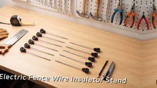 High-Performance Long-Arm Electric Fence Insulator Stand