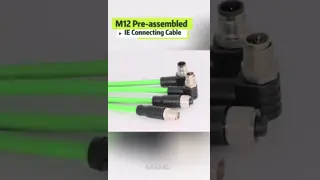 M12 IE Connector Industrial Ethernet Cable