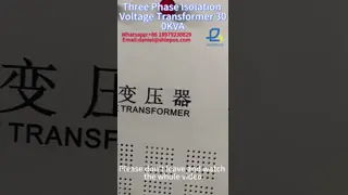 Three Phase 350KVA 380V To 220V Voltage Transformer