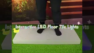 Interactive LED Sensory Floor Tiles | Pressure-Sensitive & Waterproof for Kids & Schools
