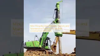 Mini Piling Rig User Friendly Controls and Maintenance Features for Smooth Construction Workflow