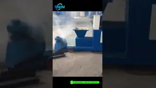 Wood Chip Charcoal Extruder | Factory Stock for Fuel Production#biomass briquette machine