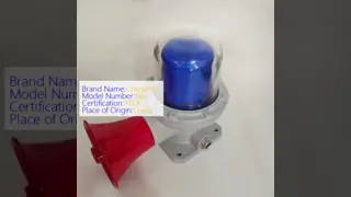 Explosion Proof LED Alarm Light Red Amber Blue