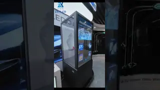 Transparent OLED Display Museum Showcase 4K