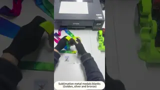 Sublimation metal medal blanks