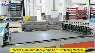 Henrriet Aluminum Honeycomb Core Stretching Machine.
