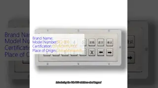 Stainless Steel Metal KeyPad With USB Interface 16 Keys Industrial Numeric Keypad