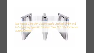 Fast Speed Gates Stainless Steel 0.2s Access Control