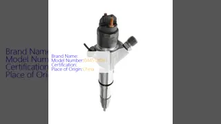 OEM Fuel Injector 0445120141 Engine Performance