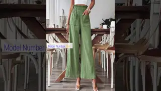 Plus Size Colorful Wide Leg Pants Summer Style