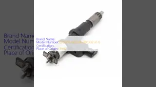 Isuzu GIGA Fuel Injector 095000 6650 Performance Boost