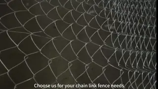 Hot-dipped Galvanized Steel Chain Link Mesh For Boundary Protection And Decoration