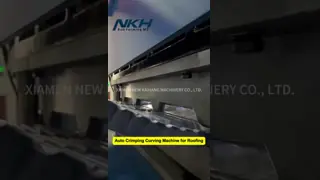 Ready for inspection! Auto Crimping Curving Machine for Roofing